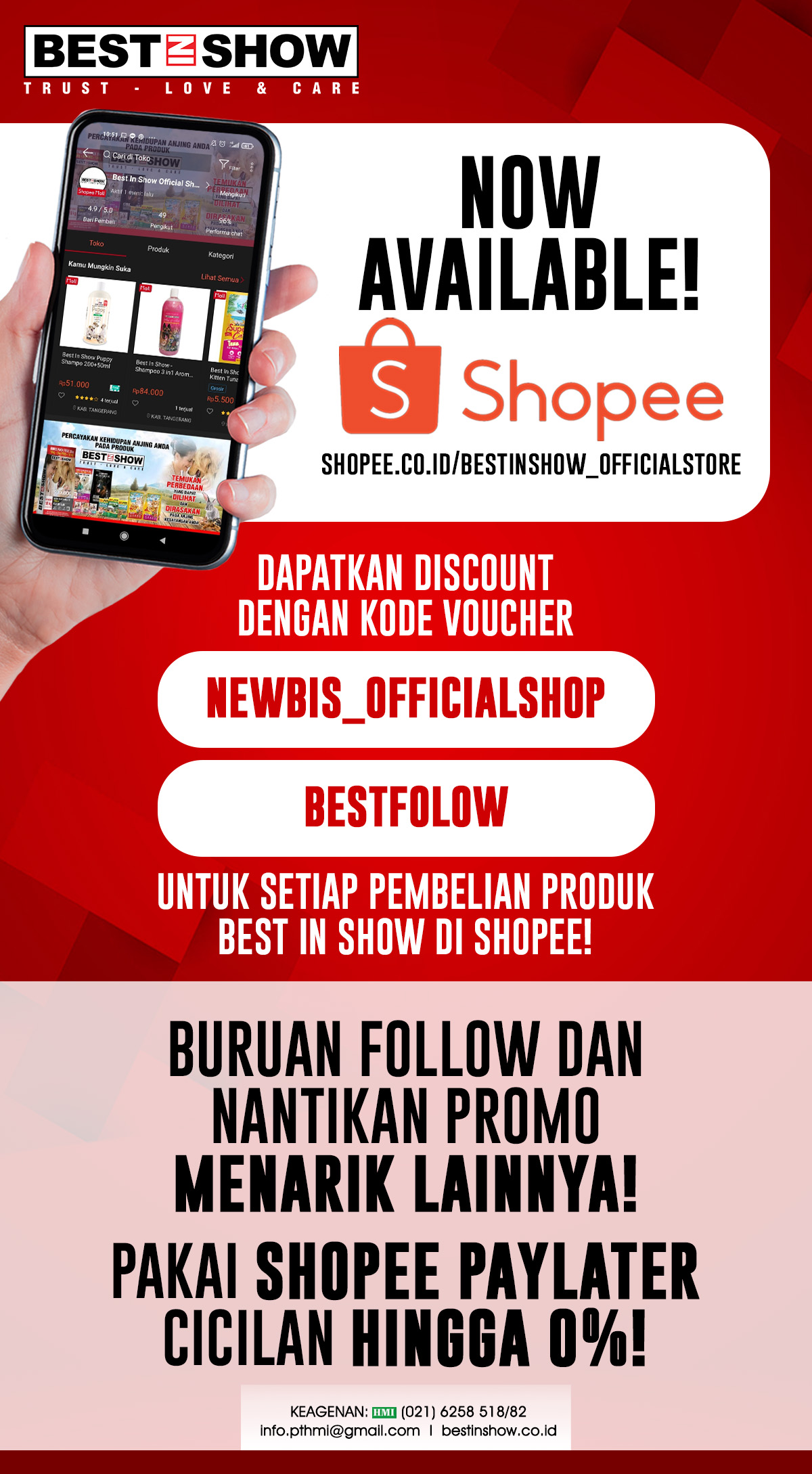 PROMO BEST IN SHOW OFFICIAL AT SHOPEE | Best In Show - Best Pet Food ...